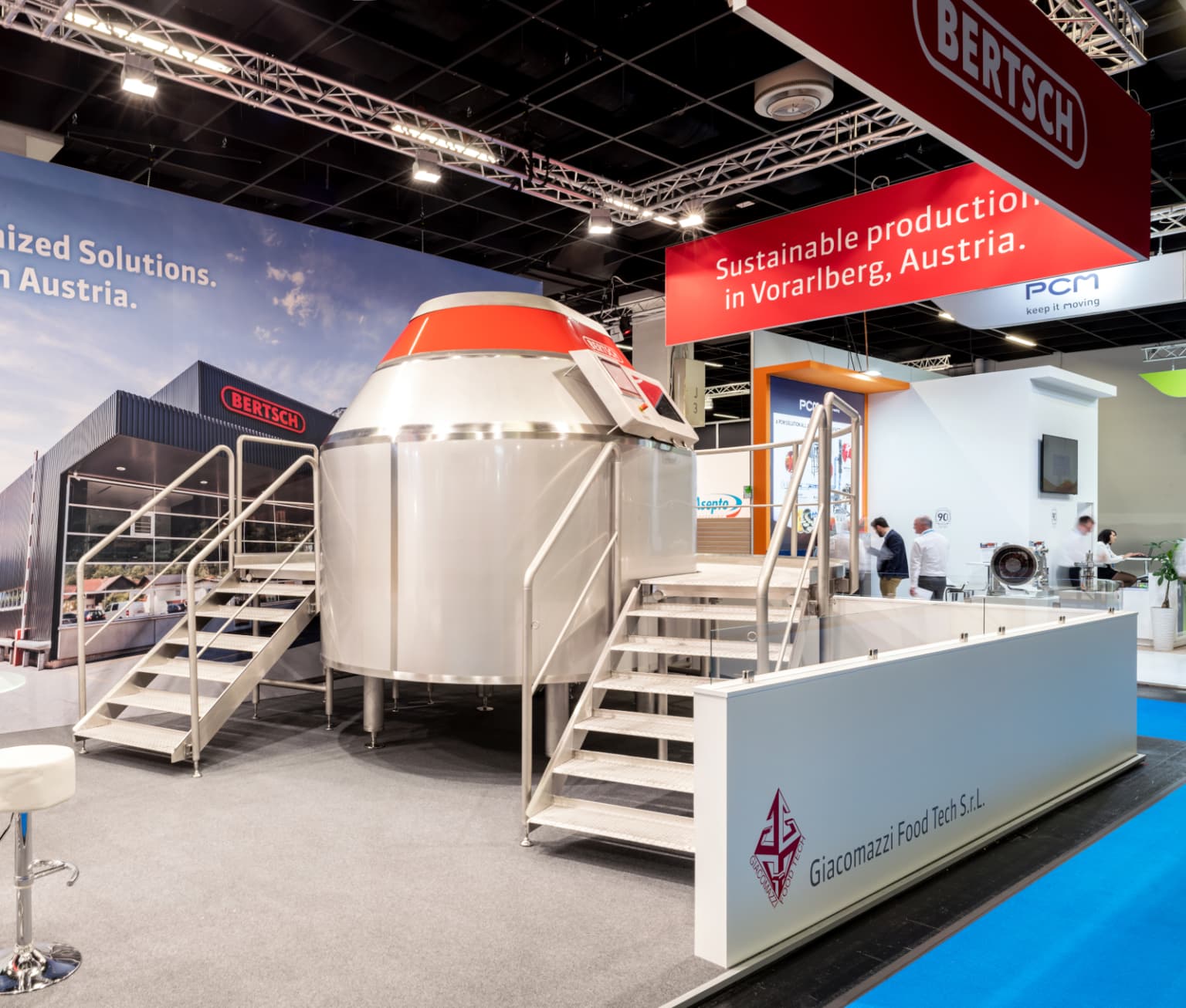 Messestand BERTSCH Foodtec Anuga Köln 2022 - Rüstig raum.bau